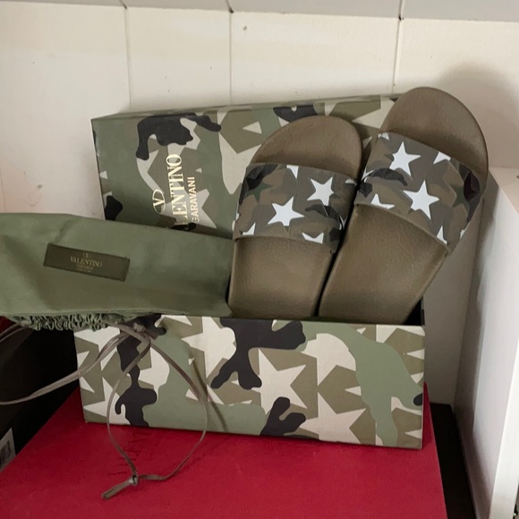 Valentino | Shoes | Valentino Pool Slides Sandals 0 Authentic | Poshmark